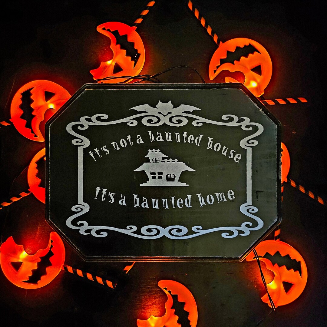 Haunted House, Halloween Decor, Gothic Decor, Horror, Gothic Home Decor ...