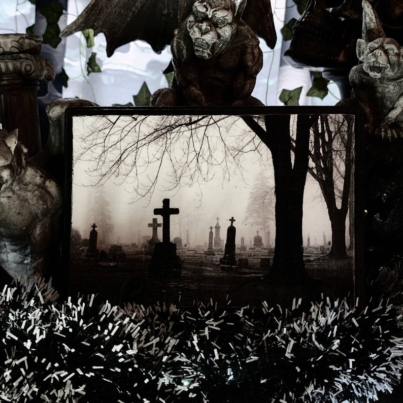 Cemetery Plaque Gothic Wall Decor Gothic Home Decor - Etsy