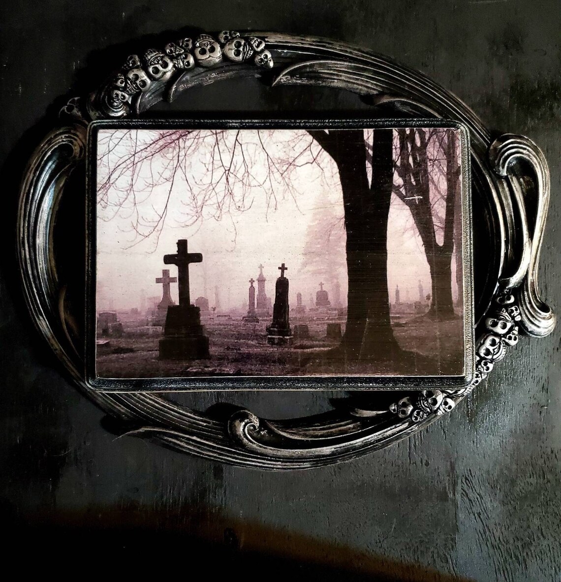 Cemetery Plaque Gothic Wall Decor Gothic Home Decor - Etsy