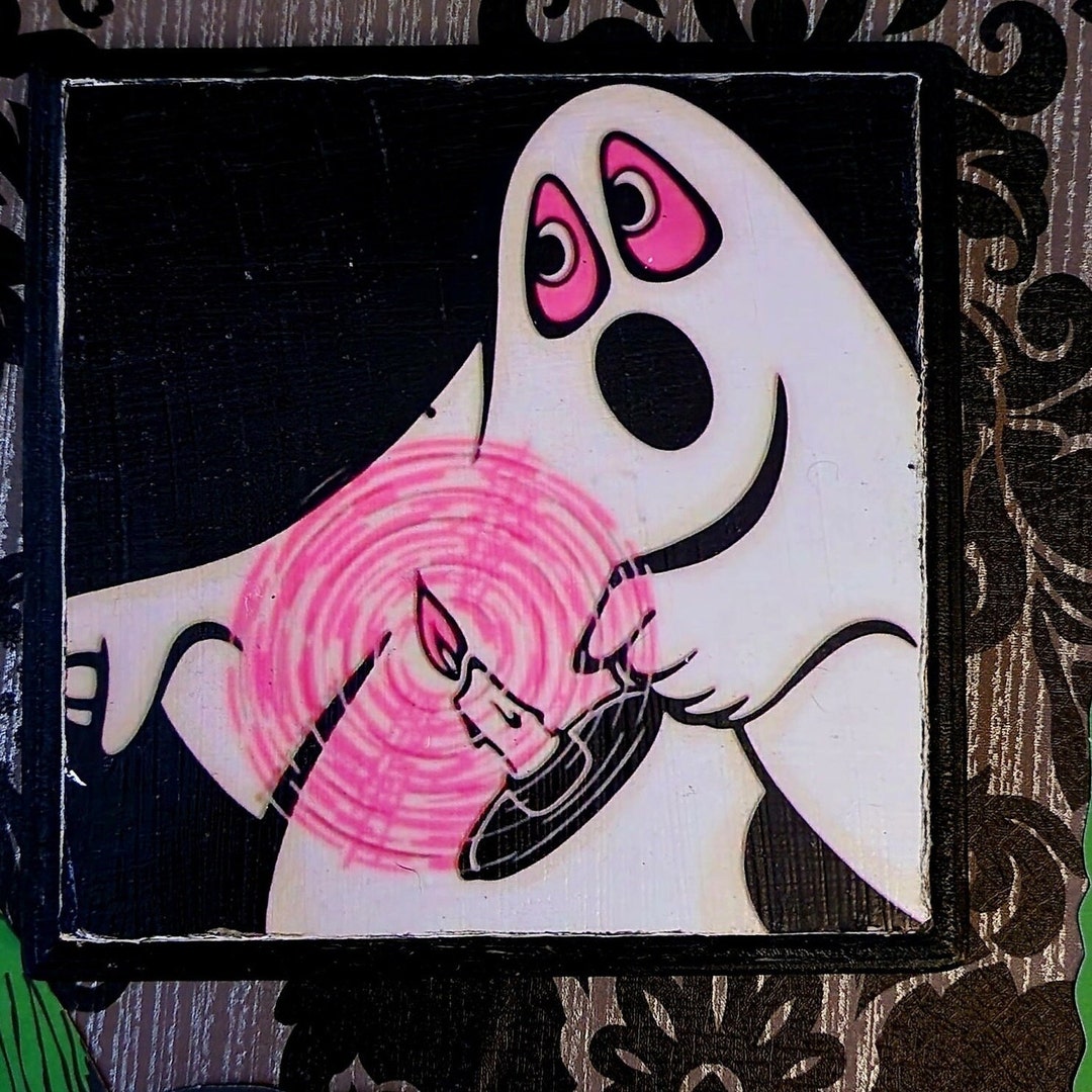 Halloween Ghost Wall Decor, Vintage Ghost, Nostalgic Halloween - Etsy