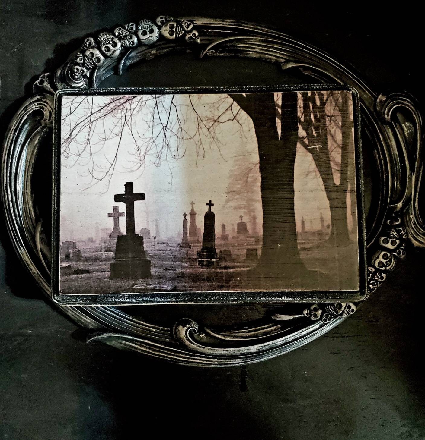 Cemetery Plaque Gothic Wall Decor Gothic Home Decor - Etsy