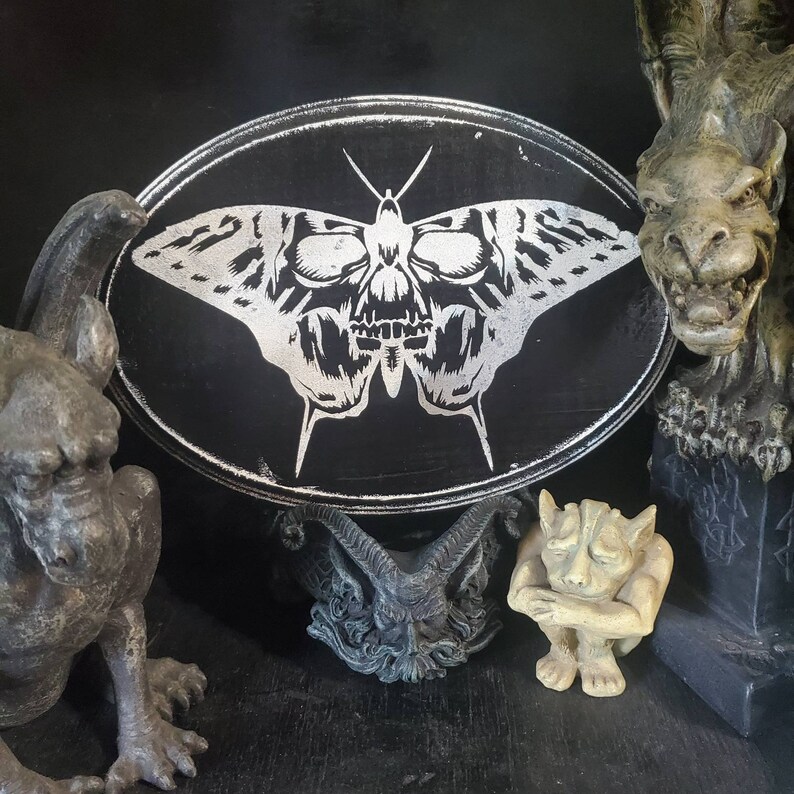 Death's Head Moth Gothic Wall Decor Horror Decor | Etsy
