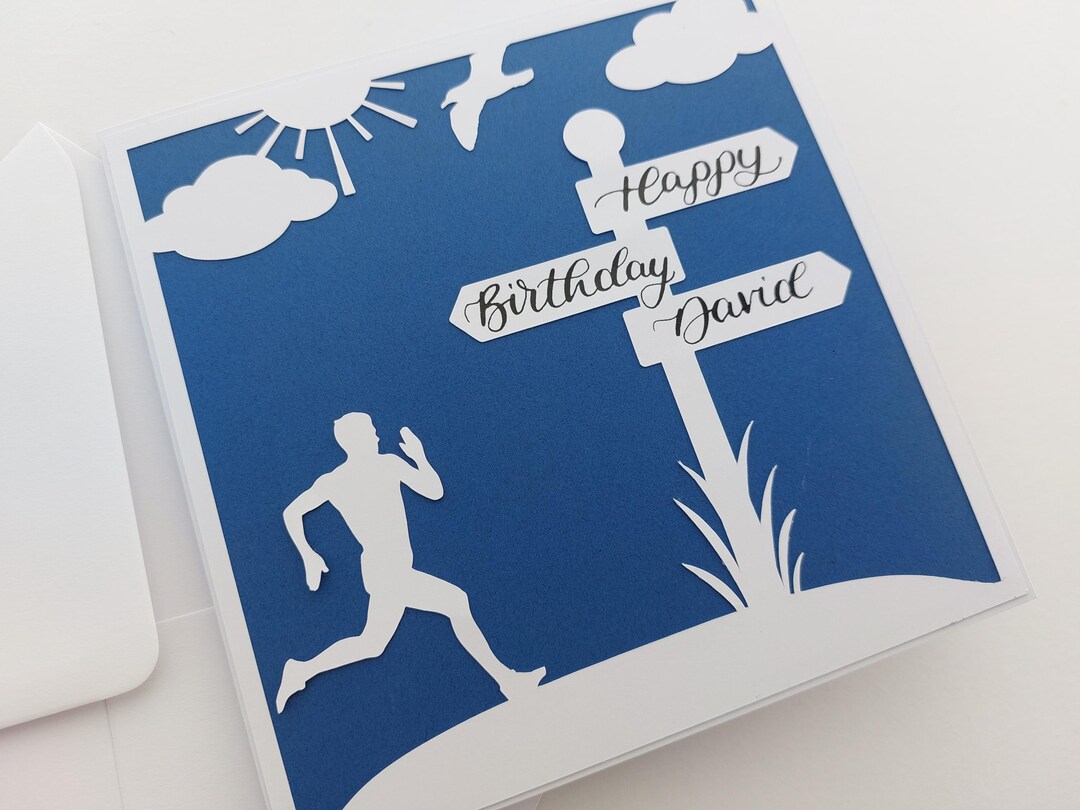 Personalised Runners Birthday Card | Male | Female | Runner L Athlete L ...