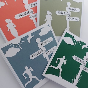 Personalised Runners Birthday Card | Male | Female | Runner L Athlete L ...
