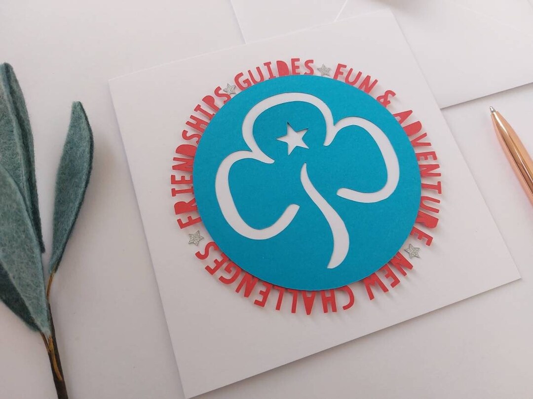 Girl Guides Card New Guide Thank You Brownie Leader Card Girlguiding ...