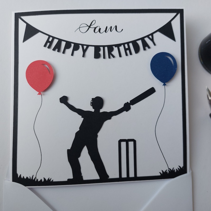 Cricket Birthday Card - Etsy UK