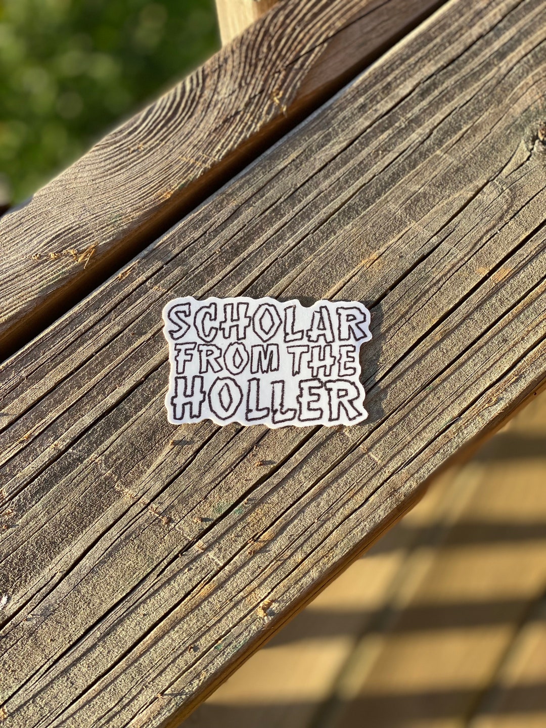 Scholar From the Holler Sticker-hillbilly Design, Mountains, Hollers ...