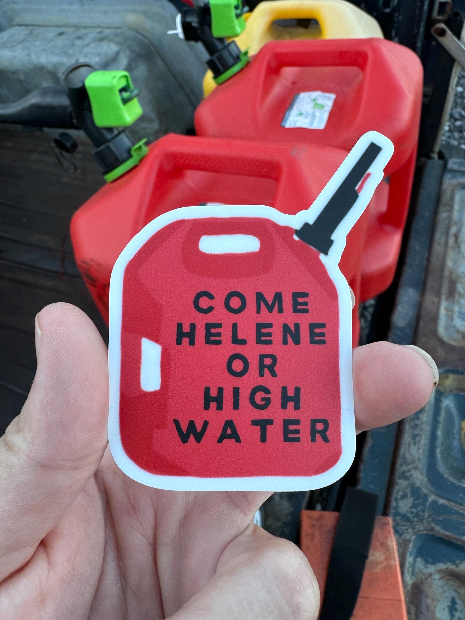 Come Helene or High Water : Mountain Strong Sticker, Hollers ...