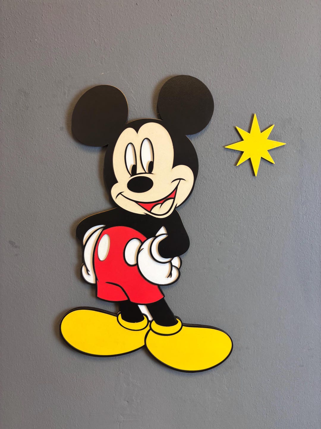 Mickey Mouse Themed Wooden Birthday Decor for Boys or Girls, Custom ...