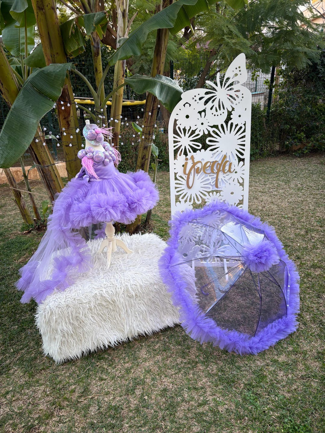 Only Umbrella Photoshoot for Flower Girl Dresses in Any Colors You Want ...