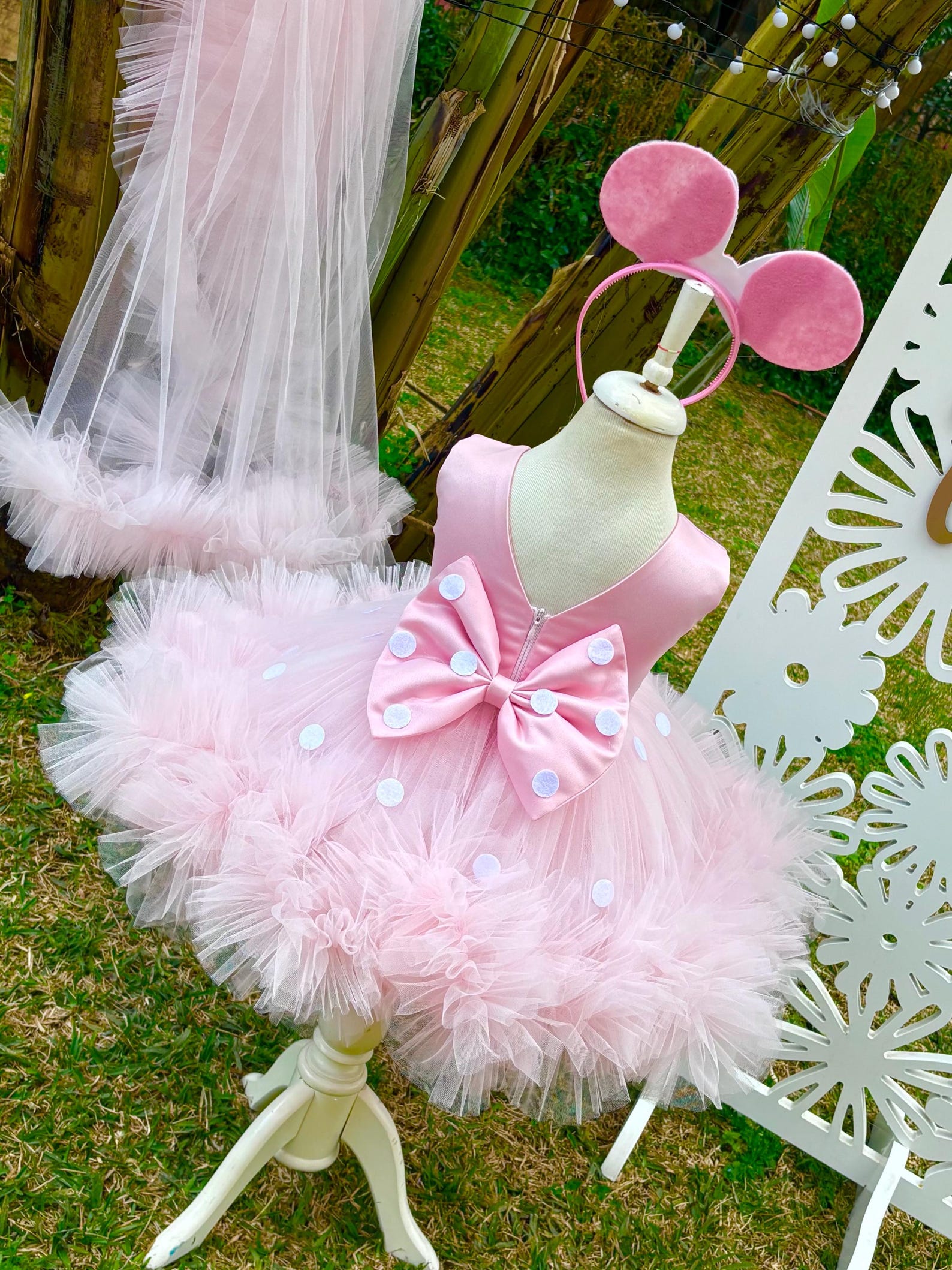 Minnie Mickey Mouse Inspired Dress Costume Set, Toddler Pageant Tutu ...