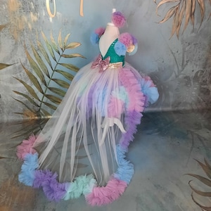 Custom Starfish Prom Gown, Mermaid Theme Baby Pageant Dress, Under the ...