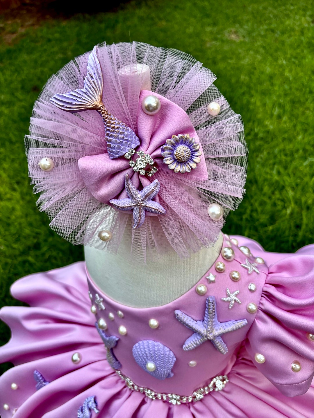 Under the Sea Costume, Custom Starfish Prom Gown, Mermaid Theme Baby ...