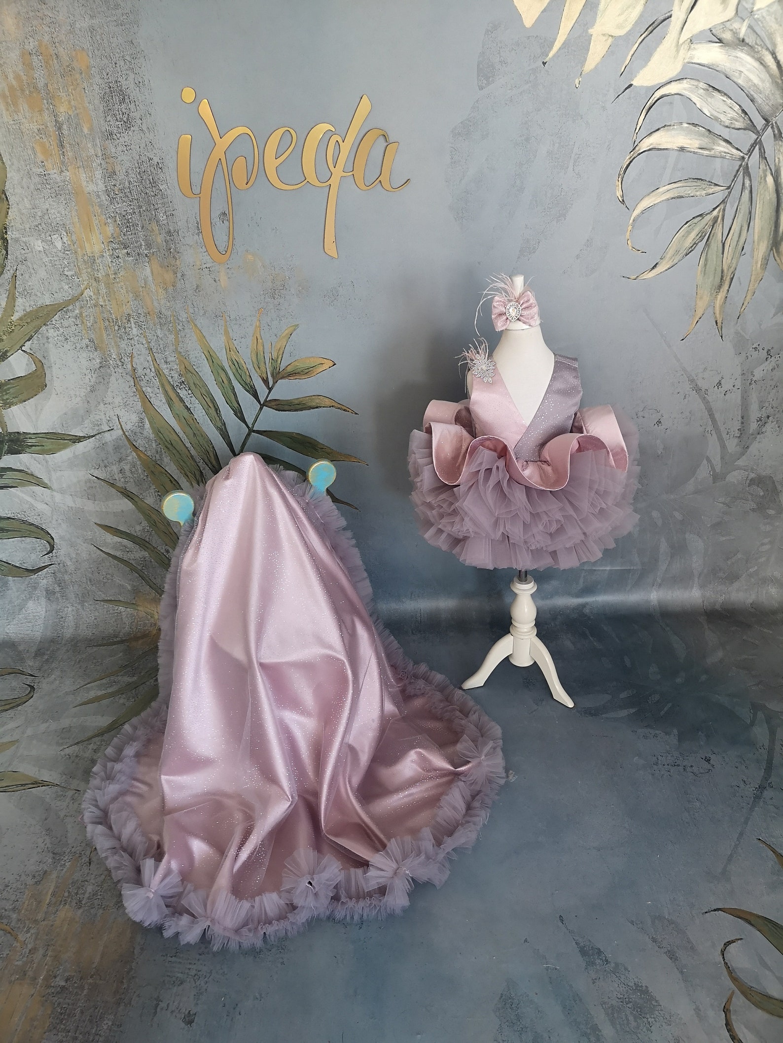 Long Custom Luxury Baby Pageant Frocksatın Toddler Sparkle - Etsy