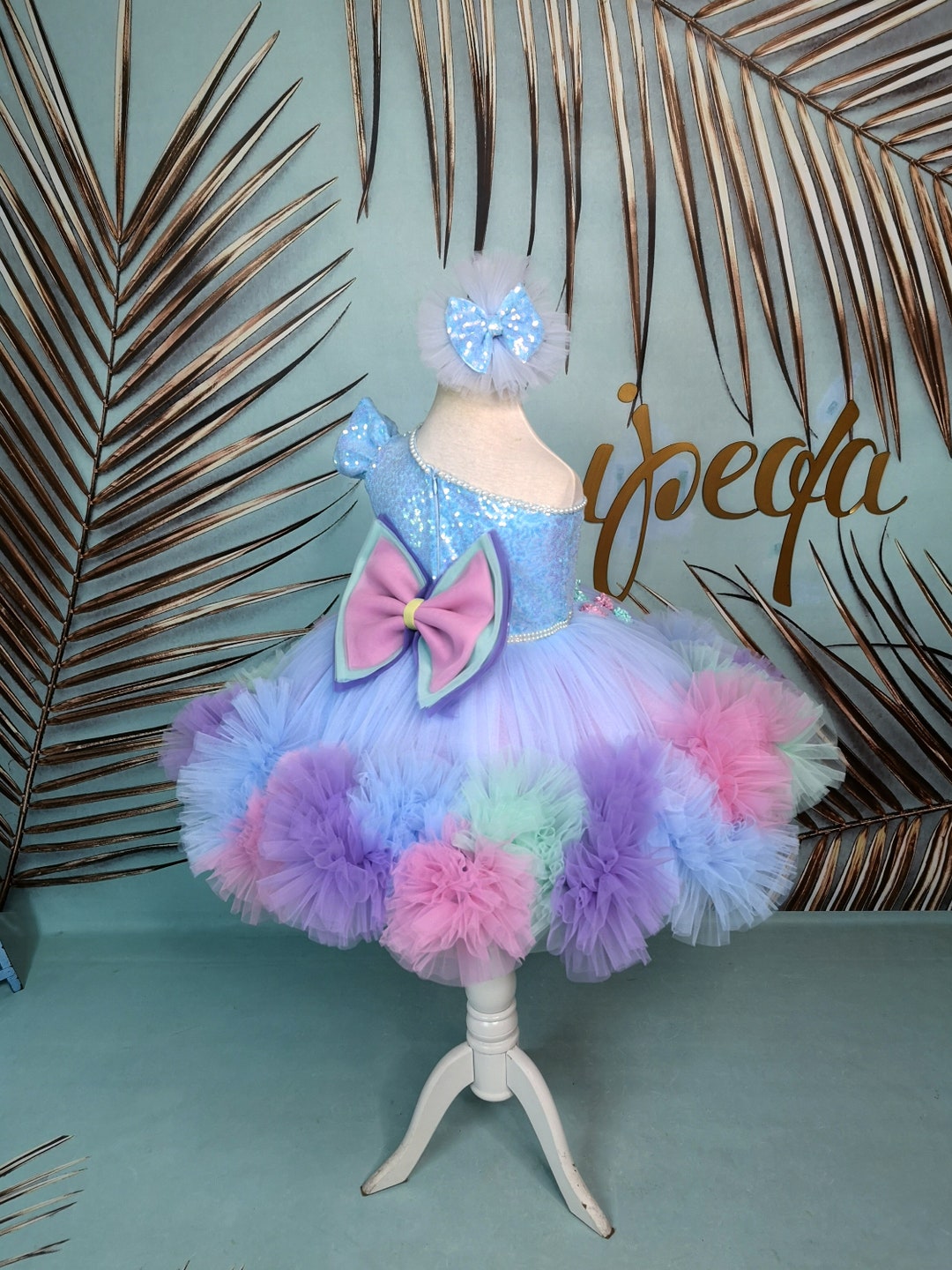 Mermaid Theme Baby Pageant Dress, Under the Sea Costume, Custom ...