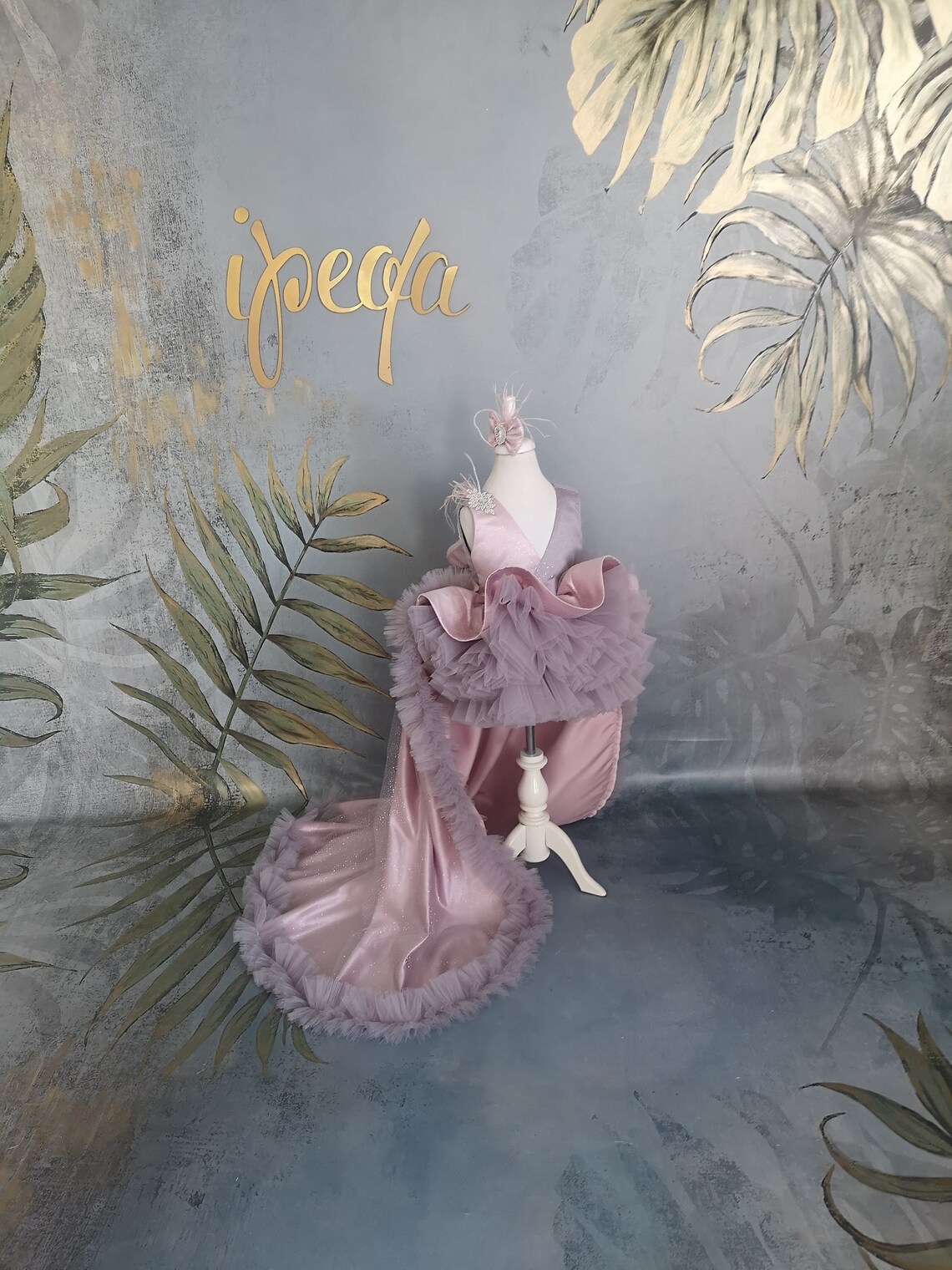 Long Custom Luxury Baby Pageant Frocksatın Toddler Sparkle - Etsy