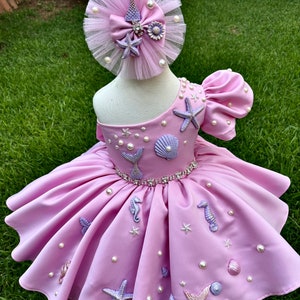 Under the Sea Costume, Custom Starfish Prom Gown, Mermaid Theme Baby ...