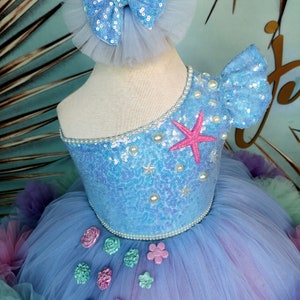 Mermaid Theme Baby Pageant Dress, Under the Sea Costume, Custom ...