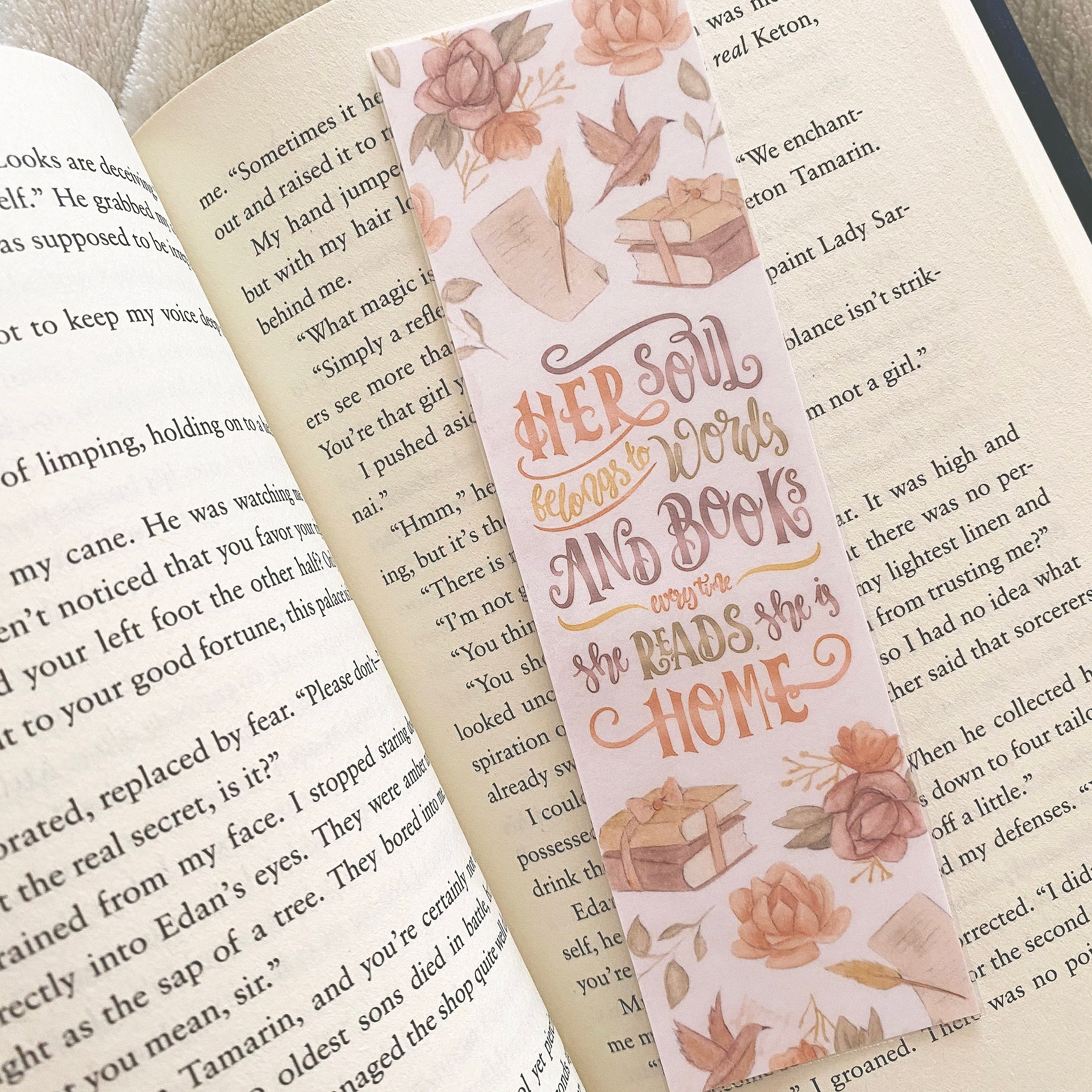 Her Soul LAMINATED BOOKMARK - Etsy