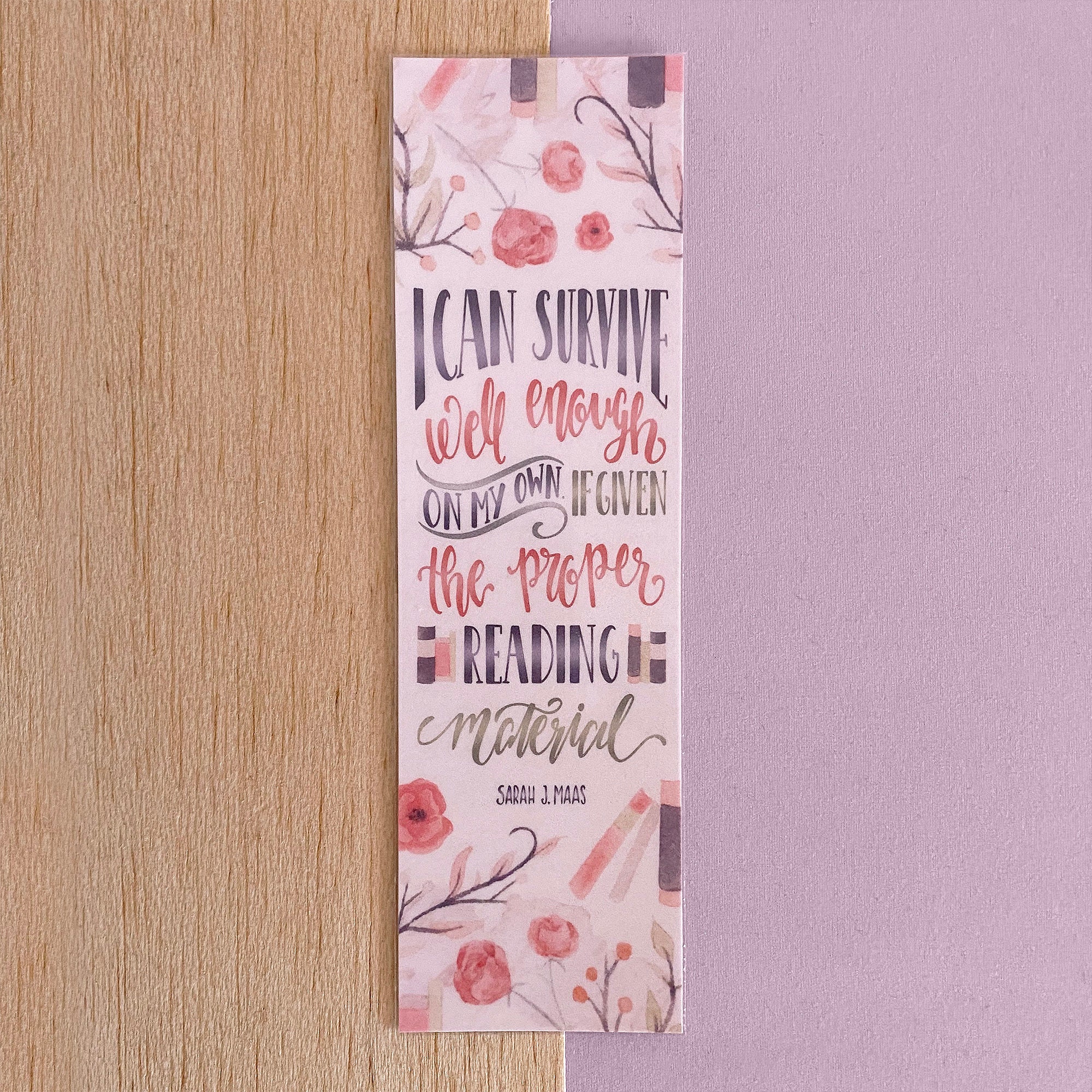 I Can Survive Well Enough LAMINATED BOOKMARK - Etsy