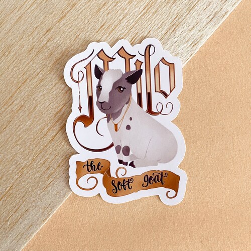 Shadow and Bone Sticker Milo the Goat Sticker - Etsy