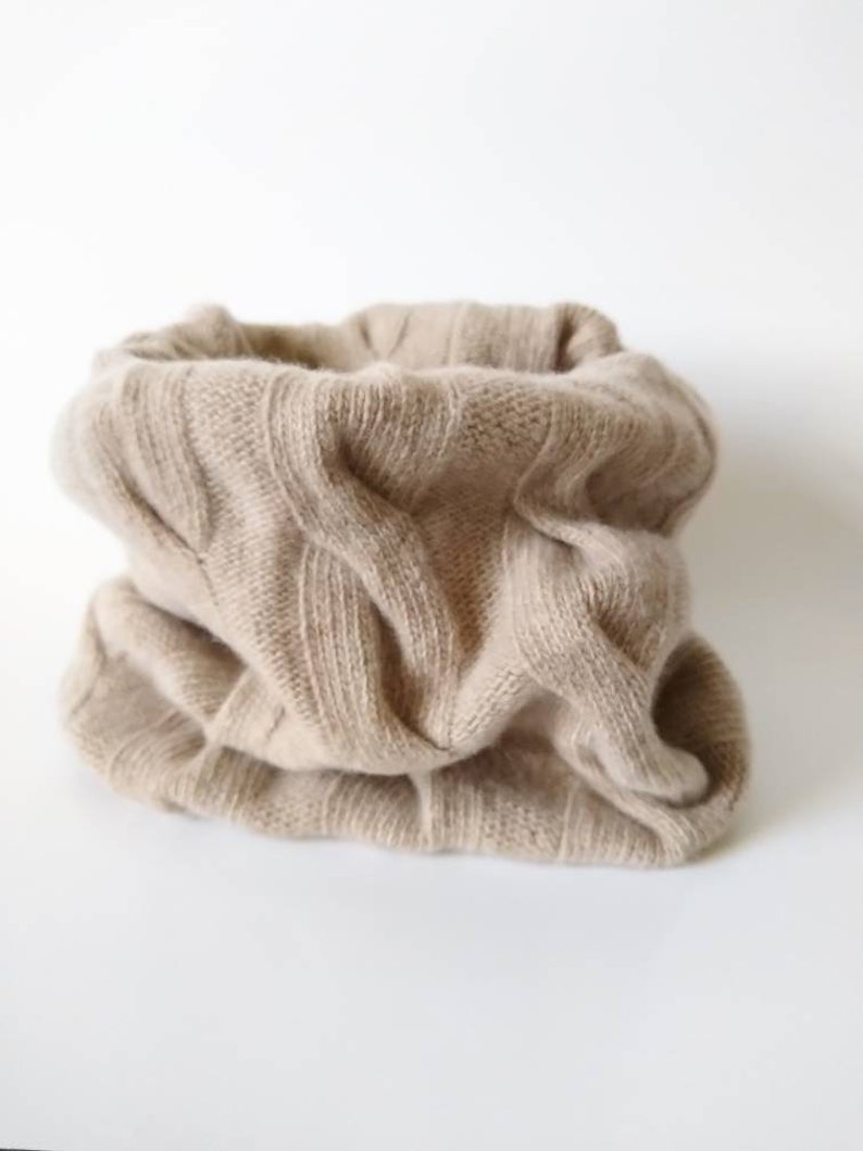 Frost Merino Wool and Cashmere Neck Warmer - Etsy