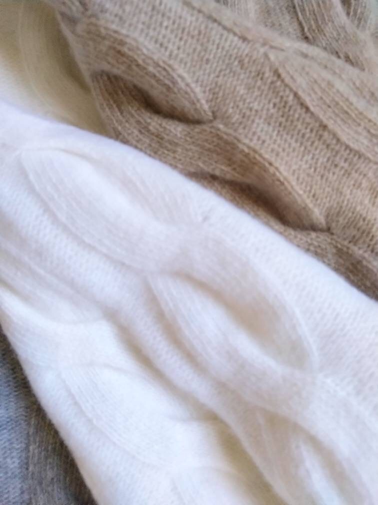 Frost Merino Wool and Cashmere Neck Warmer | Etsy