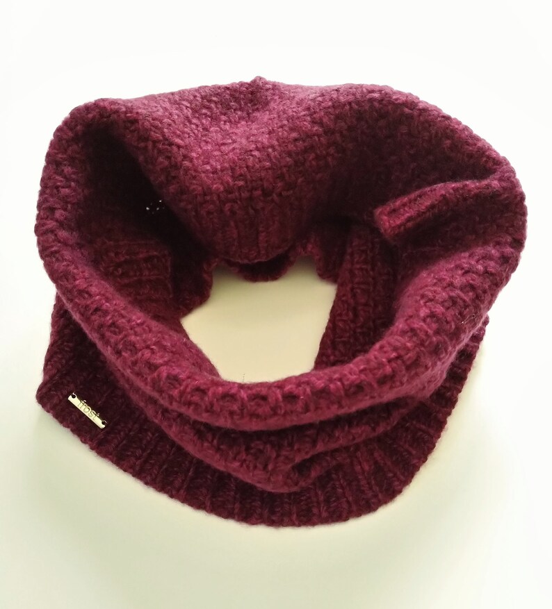 Frost Hats Cashmere Chunky Knit Neck Warmer Neck Gaiter - Etsy