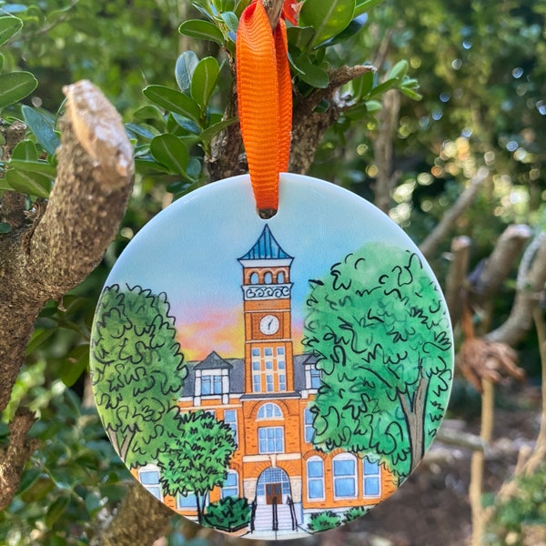 Clemson Ornament - Etsy