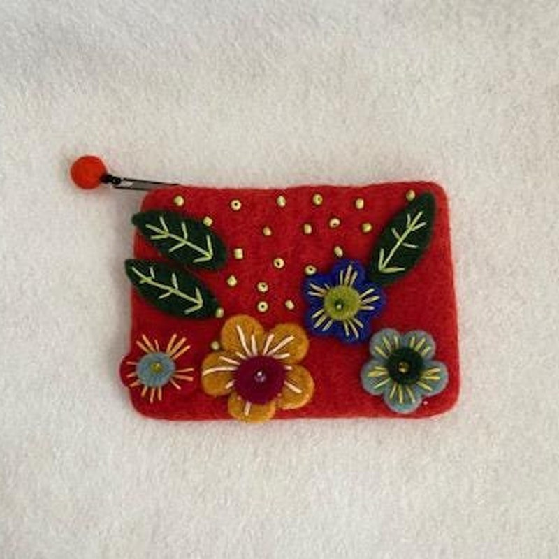 Felt Flower Applique - Etsy