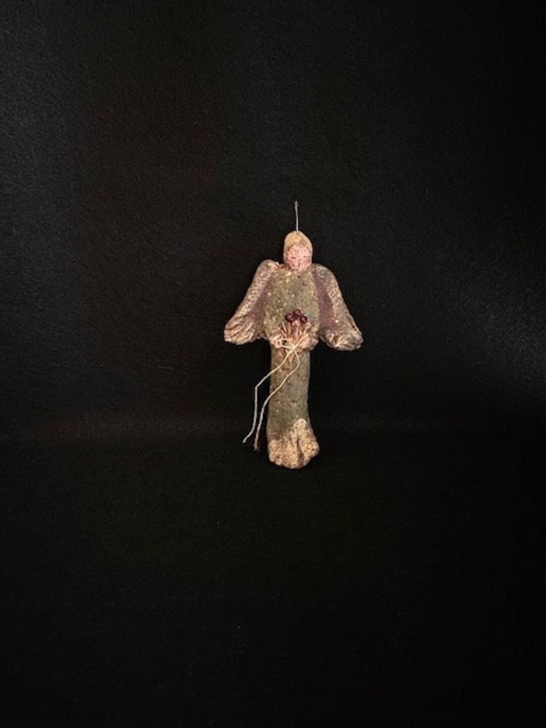 Vintage Arlene Wobler Signed Chalkware Angel Ornament - Etsy