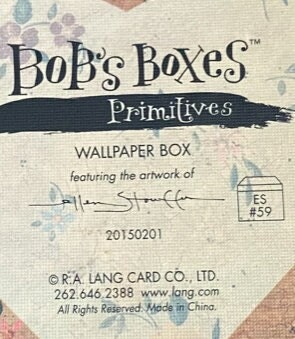 Vintage Bob's Boxes Primitives wallpaper Box Heart Shaped Box With ...