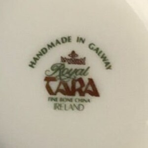 Vintage Royal Tara Fine Bone China Holiday Teapot and Cup Ireland - Etsy