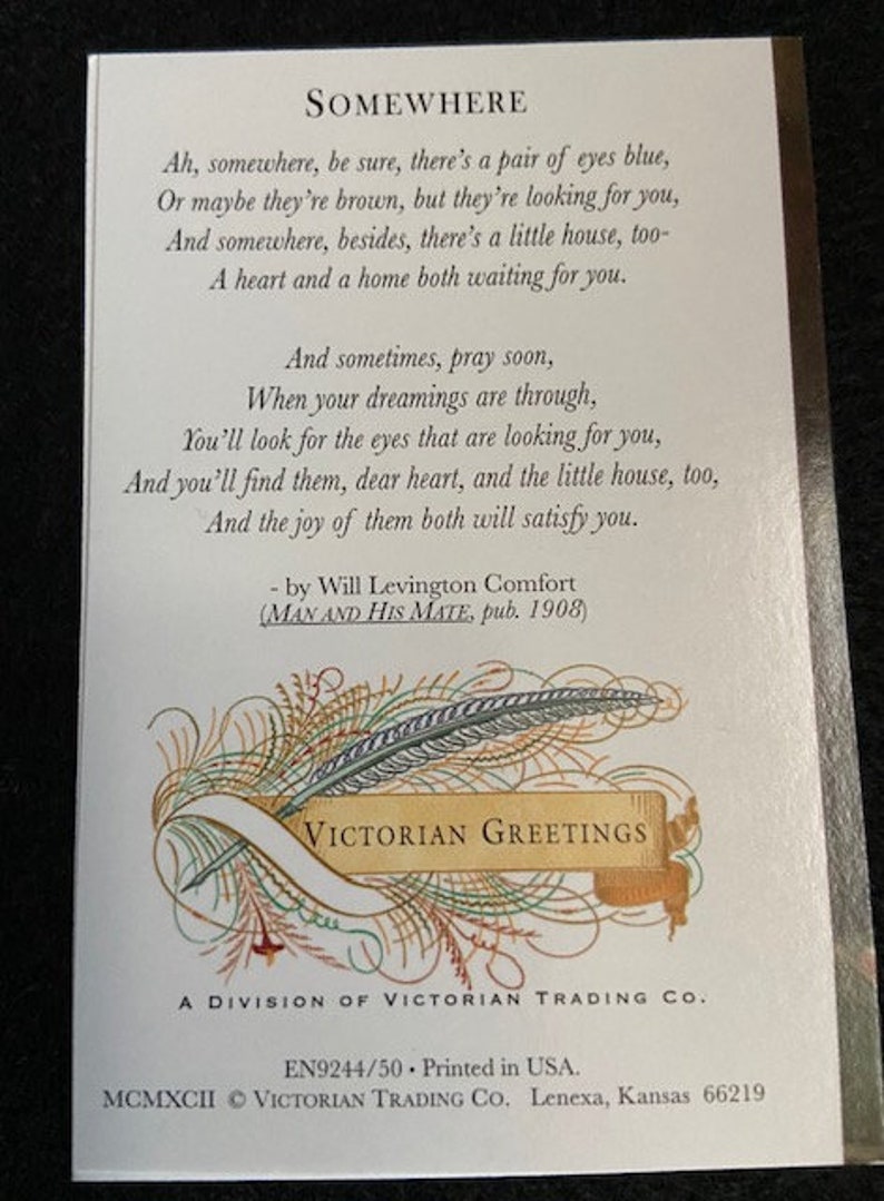 Victorian Trading Co. / Victorian Greetings (6) Mini Cards With ...