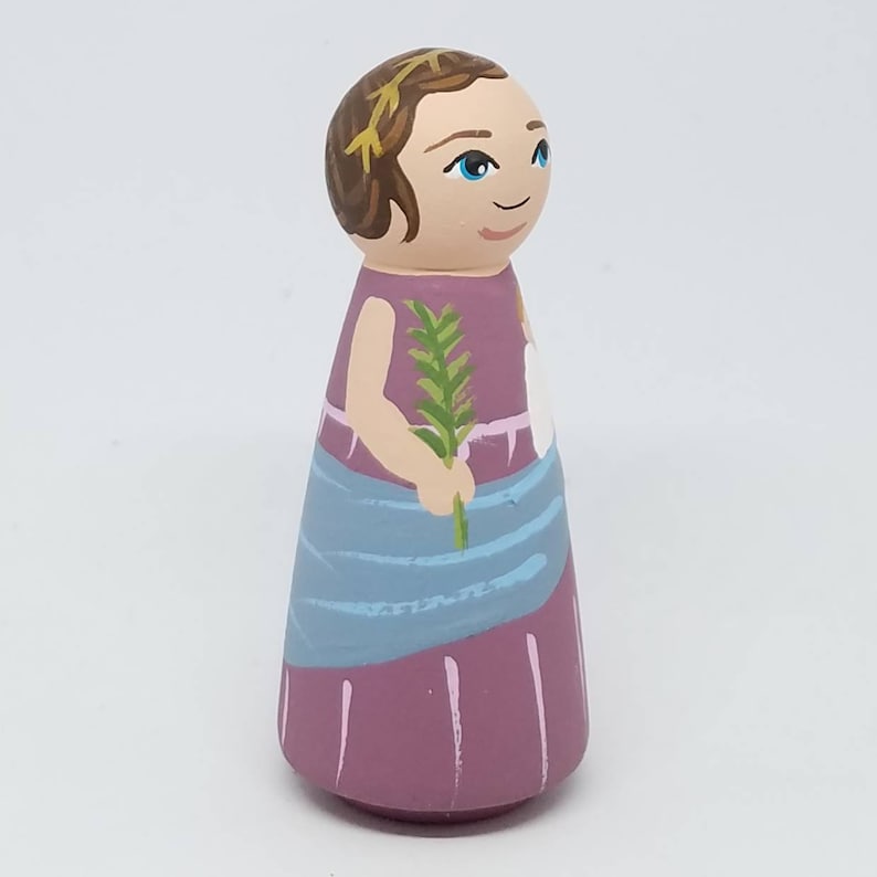 St. Perpetua Peg Doll, Saint Peg Dolls, Catholic Gift, Baptism Gifts ...