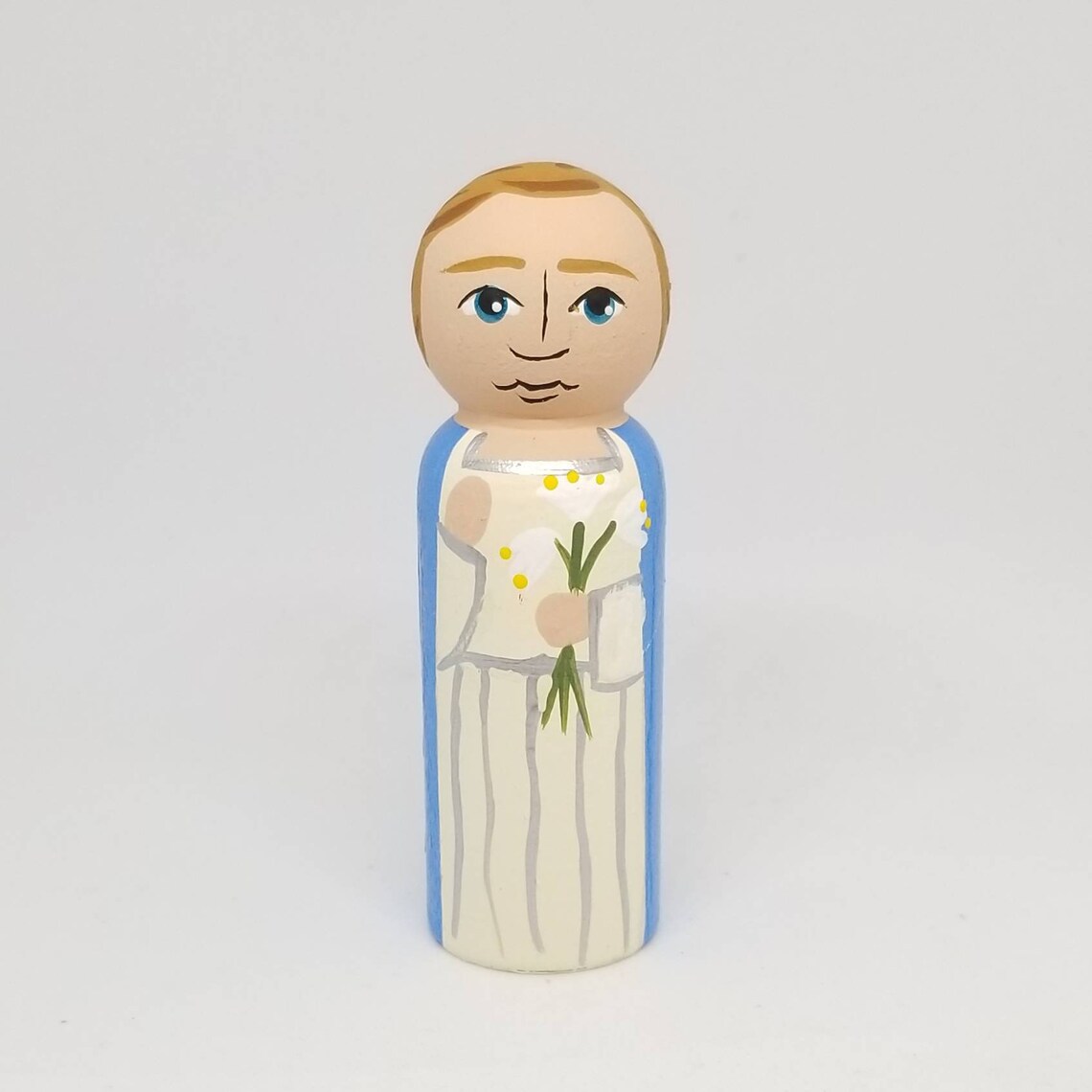 St. Gabriel the Archangel Peg Doll, Saint Peg Dolls, Catholic Gift ...