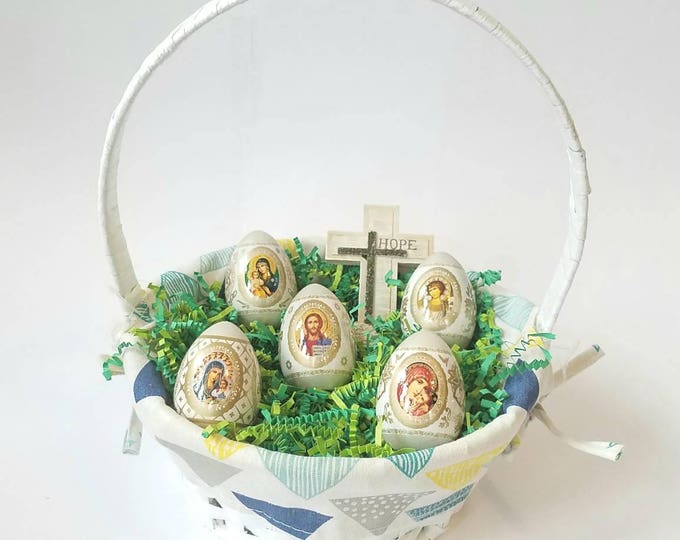 Wooden Icon Easter Eggs Easter Decorations Easter Gifts - Etsy