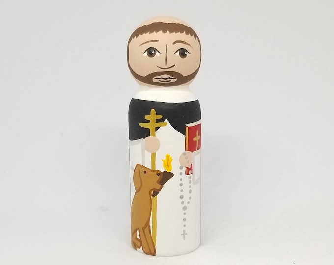 St. Dominic - Saint Peg Dolls - Catholic Gifts - Baptism - Confirmation ...