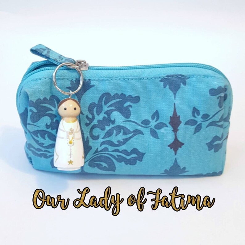 Marian Peg Doll Keychain Catholic Gifts Baptism | Etsy