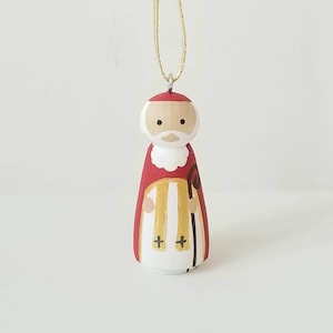 St. Nicholas Ornament - Etsy