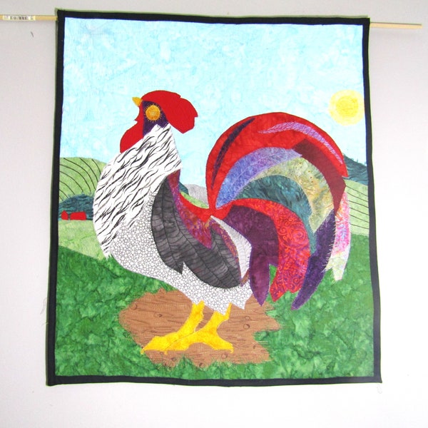 Rooster Quilt - Etsy