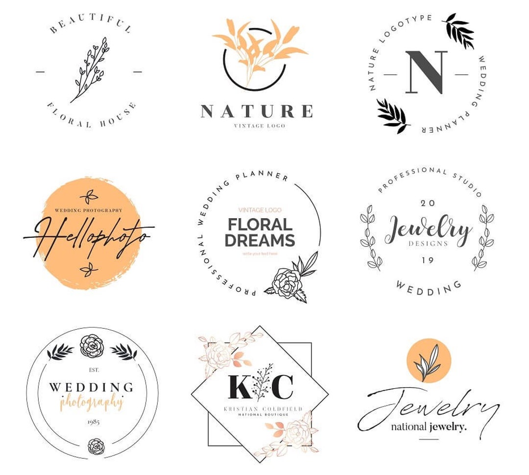 Personalised Fun and Aesthetic Brand Logo Design - Etsy