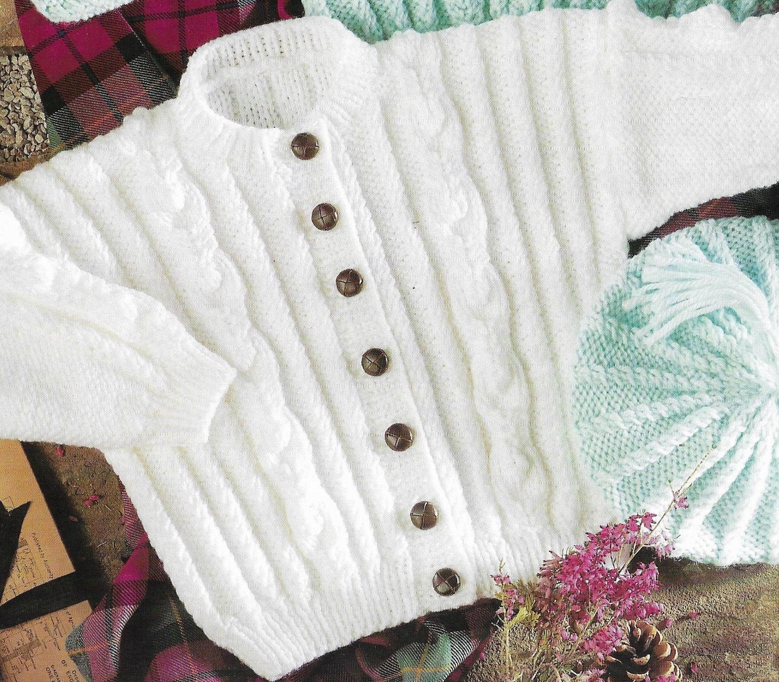 10 X Aran Knitting Pattern Children Toddler Baby Boy Girl Cable Aran ...