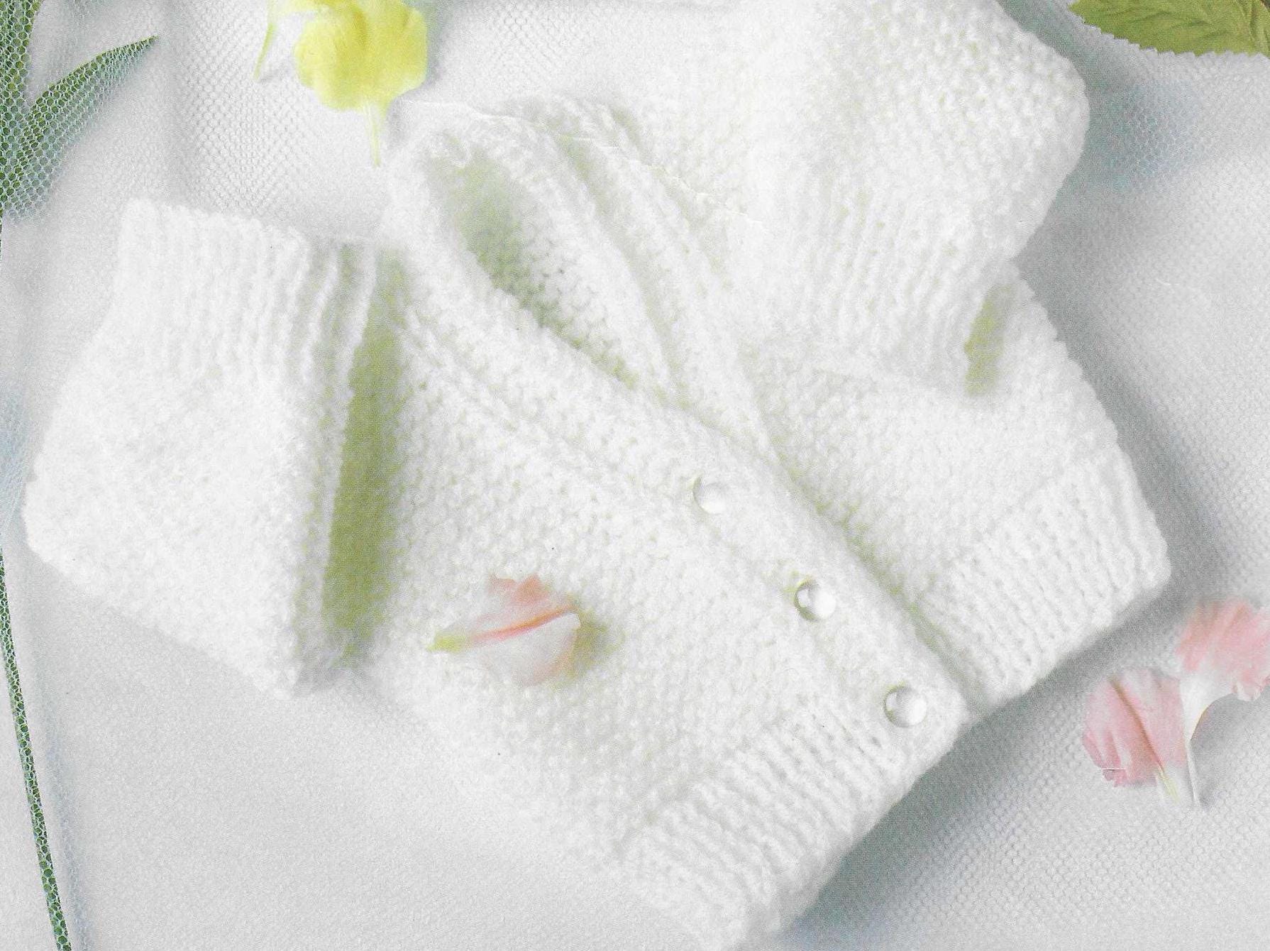 Premature Small Baby DK Easy Classic Knitting Pattern Girl Boy Easy ...