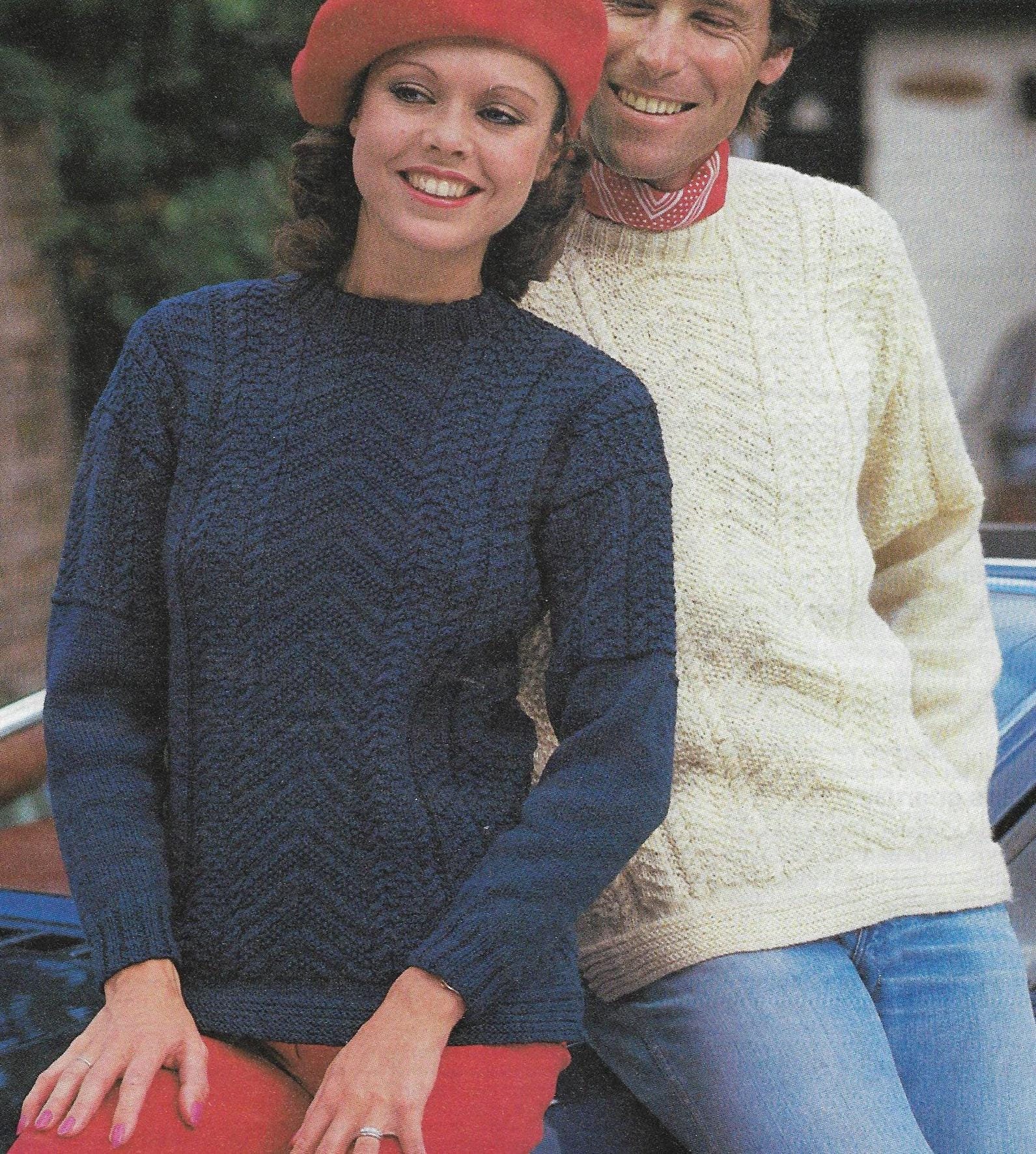 11 X Guernsey Style DK Pdf Family Boys Knitting Pattern Ladies Mens ...