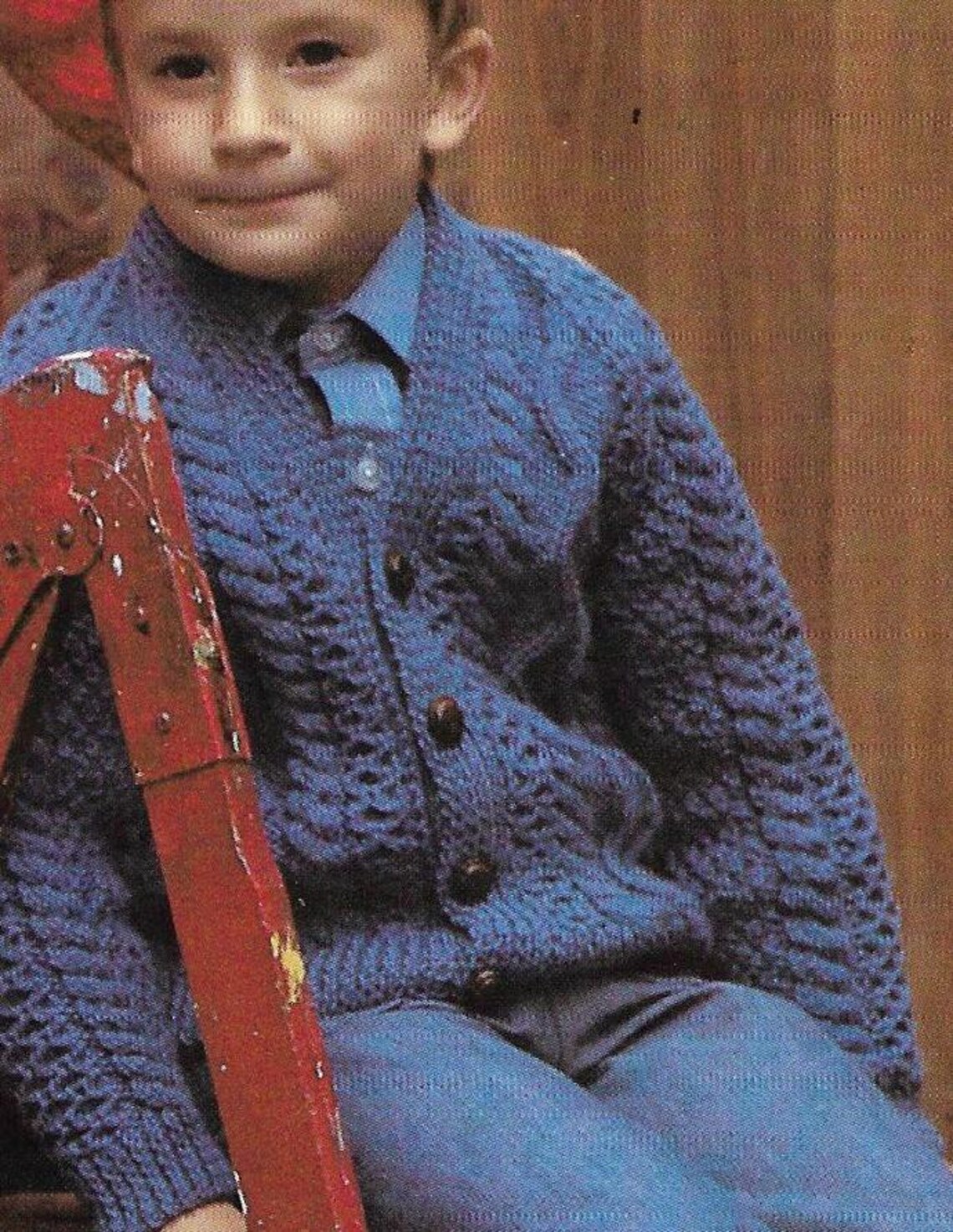 Aran Knitting Pattern Children Sweater Jumper Toddler Boy Girl Aran ...