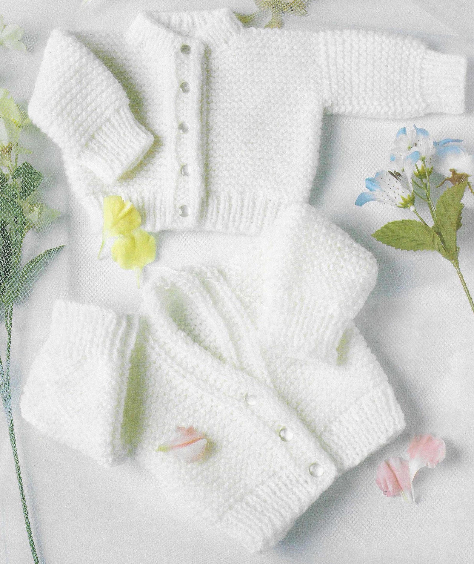 Premature Small Baby DK Easy Classic Knitting Pattern Girl Boy Easy ...