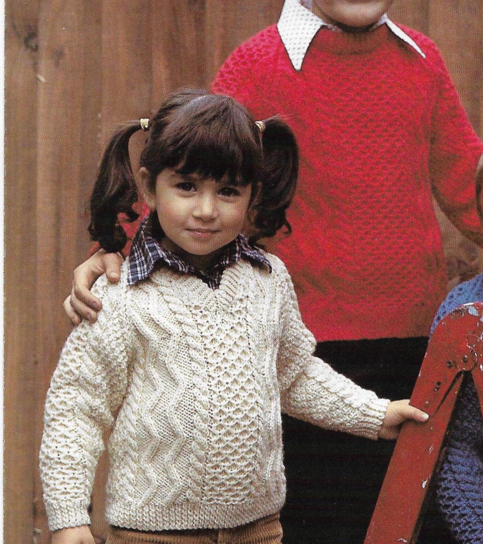 Aran Knitting Pattern Children Sweater Jumper Toddler Boy Girl Aran ...