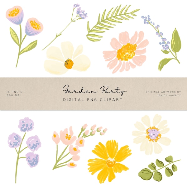 Floral Elements - Etsy