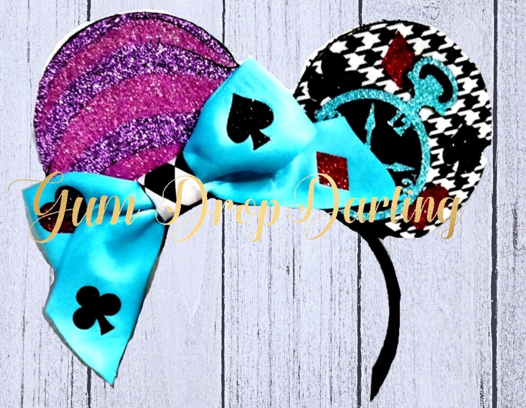 Alice in Wonderland Inspired, Queen of Hearts Inspired, Mouse Ears ...